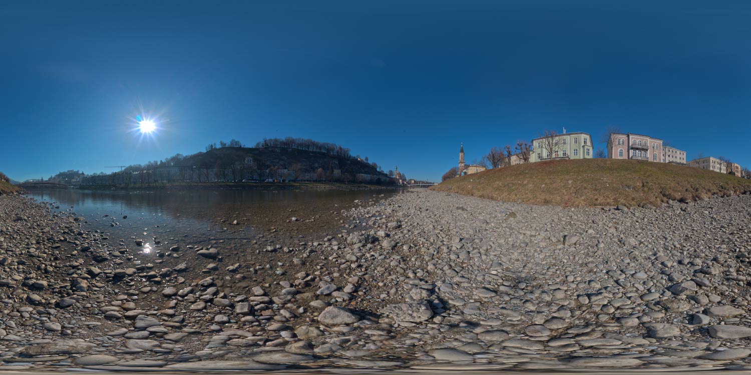 HDRI / 360° river, Salzach Salzburg Austria | Openfootage