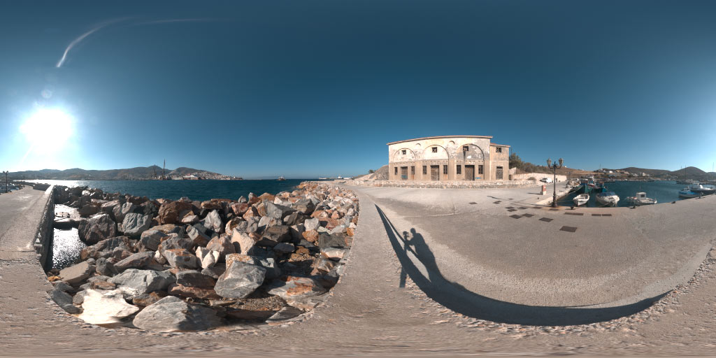 HDRI 360° Port Syros, Greece | Openfootage